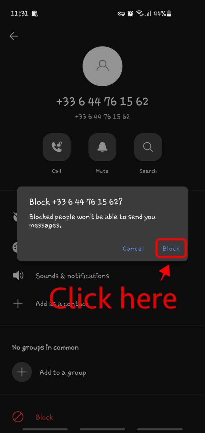 3 steps to block spam & phone number on Signal messaging app