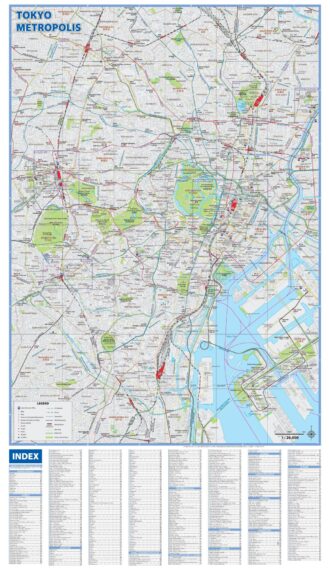 Mapa gratuito de Tokio, descargar en PDF