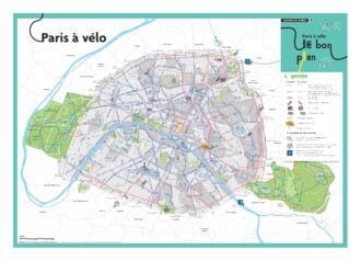 Plan gratuit pistes cyclables à Paris à télécharger en PDF