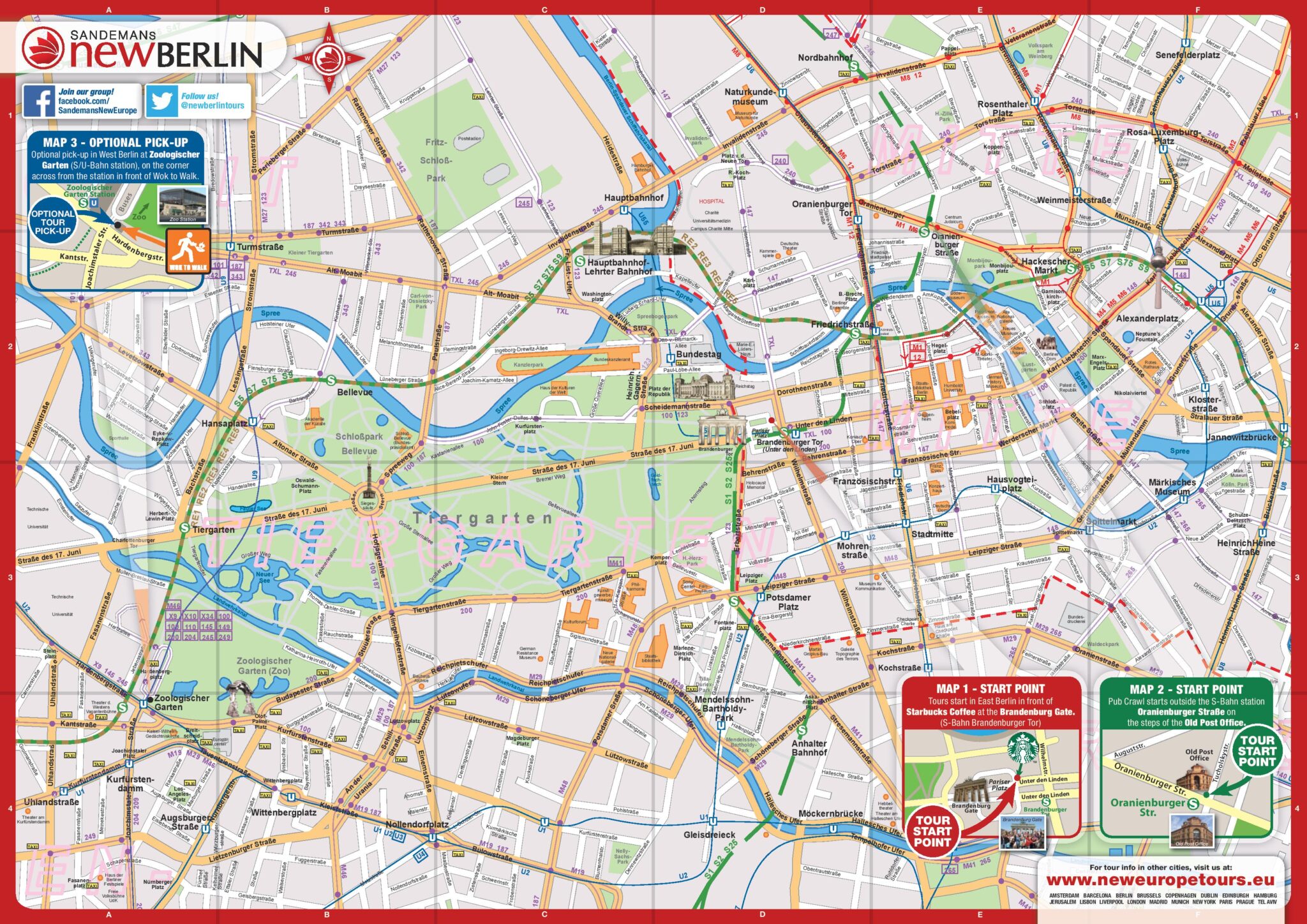 Free map of Berlin, download as PDF