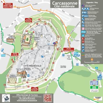 Free map of Carcassonne PDF to download