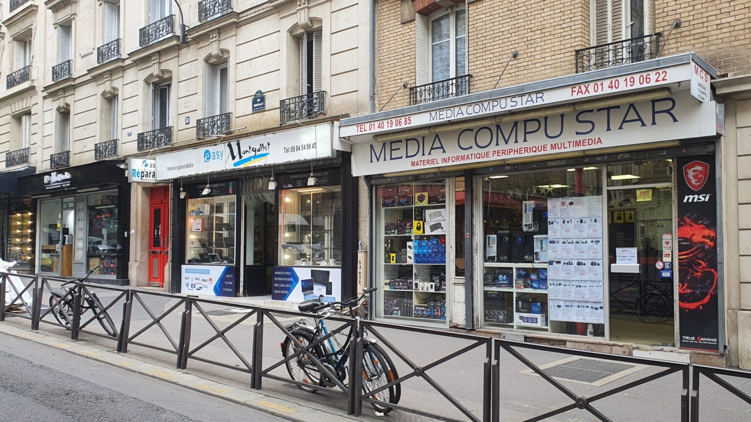 Rue des magasins d'informatique à Paris: rue Montgallet (12ième)