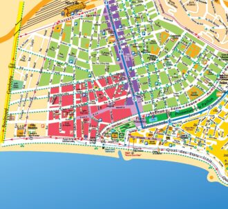 Free map of Nice PDF to download