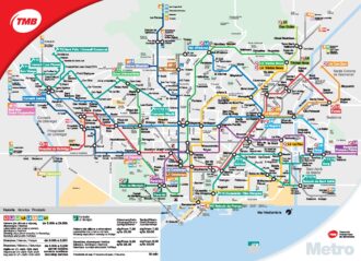 Plan gratuit Barcelone, à télécharger en PDF