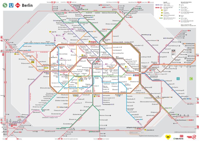 Mapa gratuito de Berlín, descargar en PDF